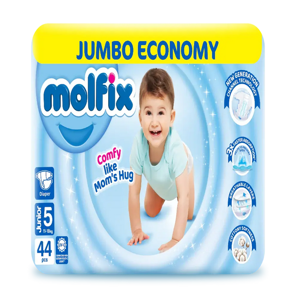 Molfix Diapers Size 5 Junior 44 Pcs, 11-25Kg - Online At Best Price ...